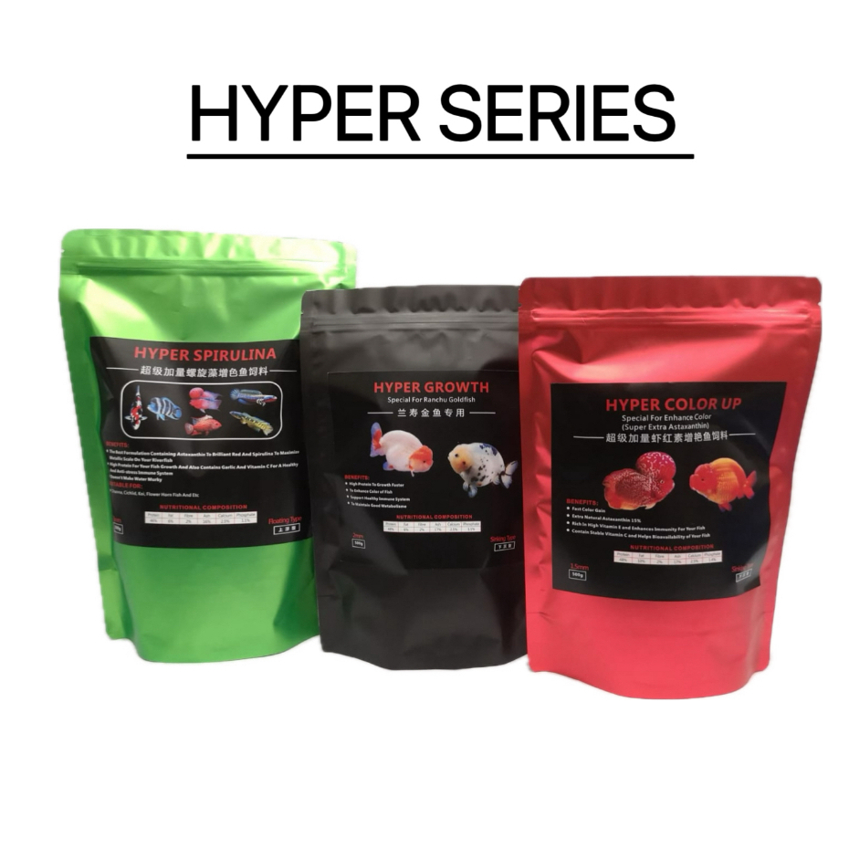 HYPER SERIES (HYPER SPIRULINA/HYPER GROWTH/HYPER COLOR UP) FLOATING AND ...