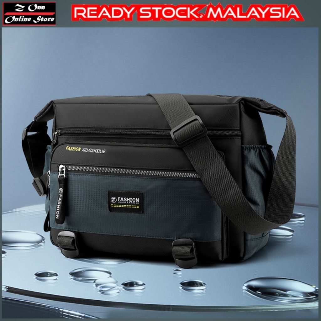 New Oxford cloth men's shoulder bag large capacity Waterproof messenger ...