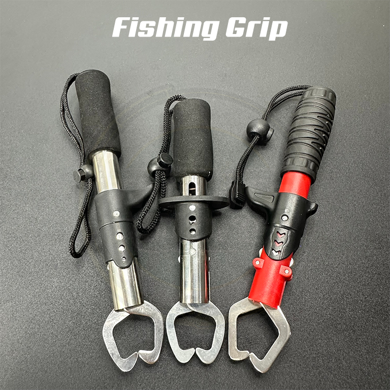 Fishing Grip Kepit Mulut Ikan Grabber Stainless Steel Tools Pancing ...