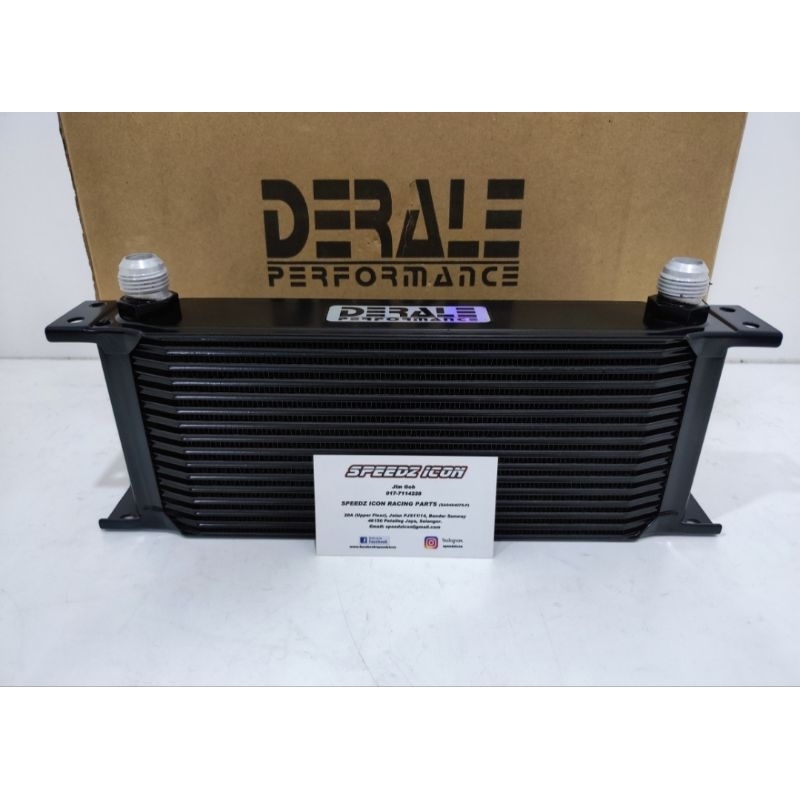 Derale Engine Oil Cooler Unit 13 / 16 Rows AN10 | Shopee Malaysia