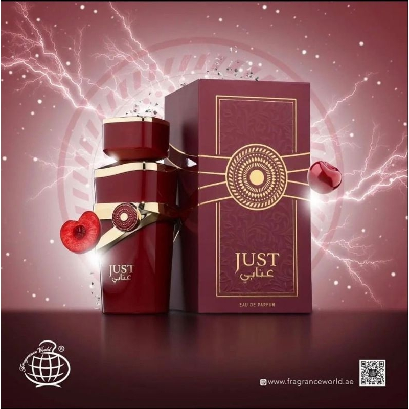JUST FRAGRANCE WORLD EDP 100ML ( JUST ANABI / JUST ASWAD / JUST AZRAQ ...