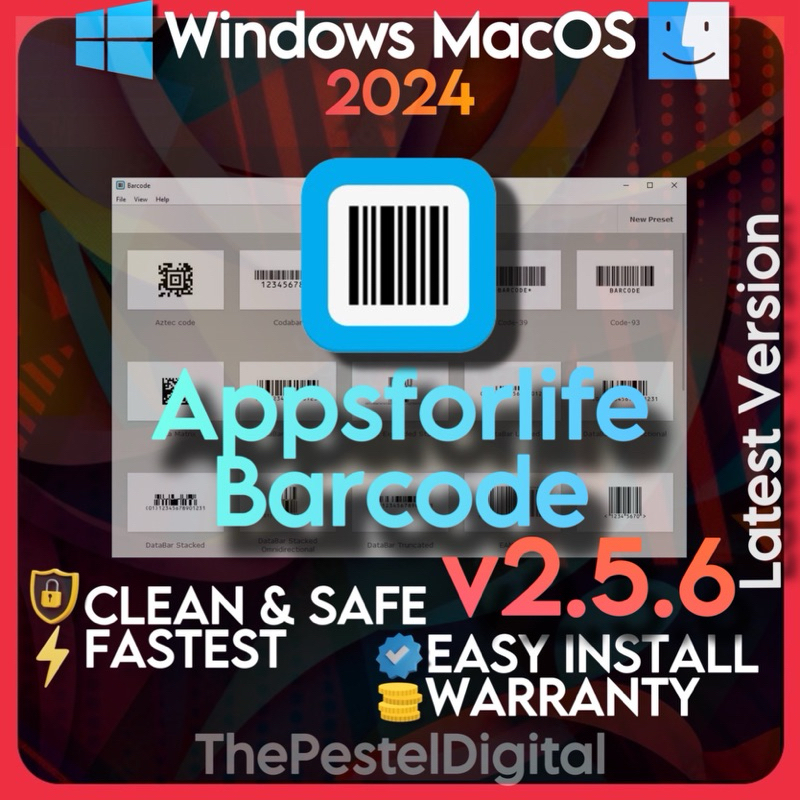 Appsforlife Barcode 2024 Lifetime Latest Full Version | Windows MacOS ...