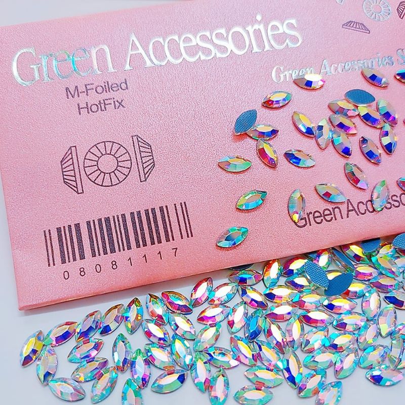 GREEN CRYSTAL shape selection hotfix # signature plus (144pcs) | Shopee ...