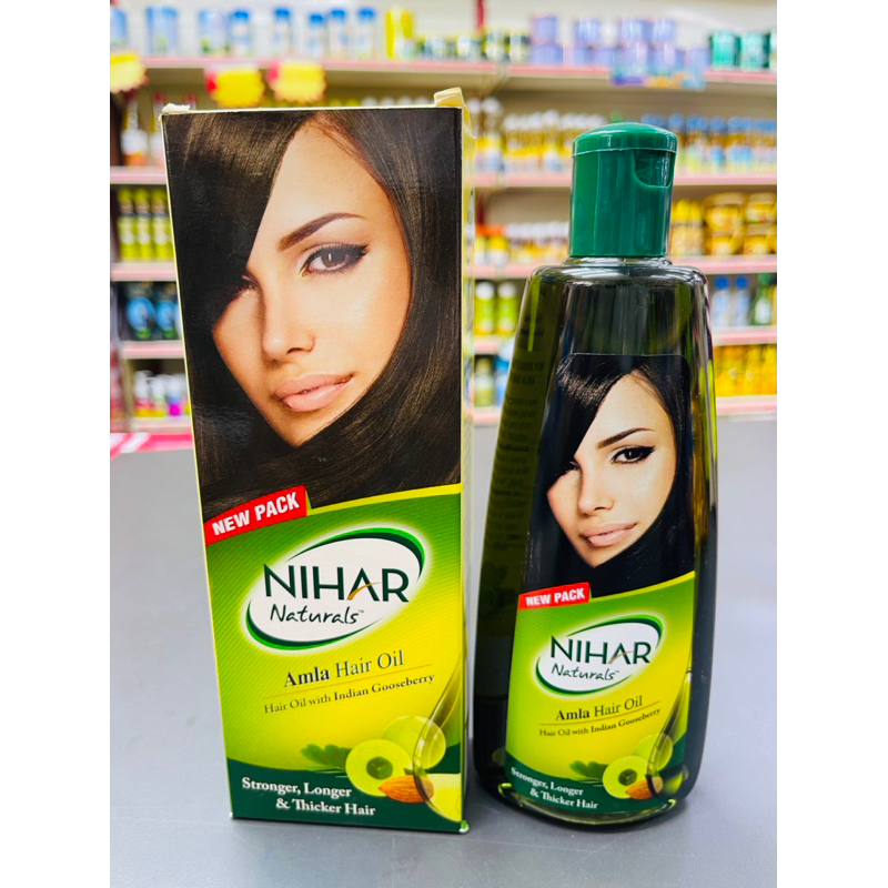 NIHAR NATURALS AMLA HAIR OIL WITH INDIAN GOOSEBERRY STRONGER,LONGER ...
