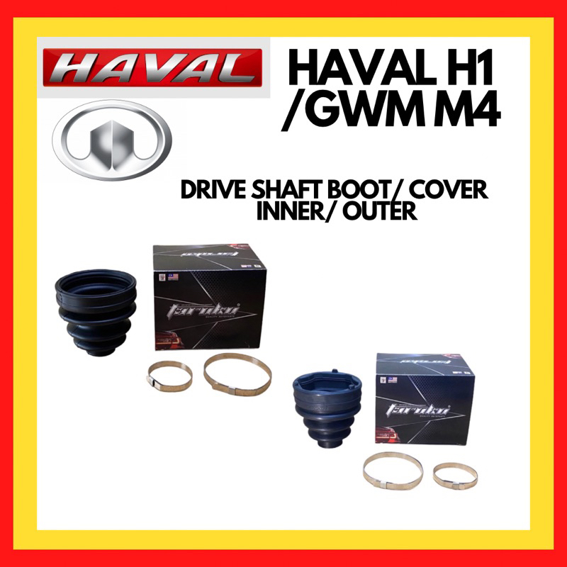 GREAT WALL GWM M4 / HAVAL H1 - DRIVE SHAFT BOOT COVER OUTER / INNER ...