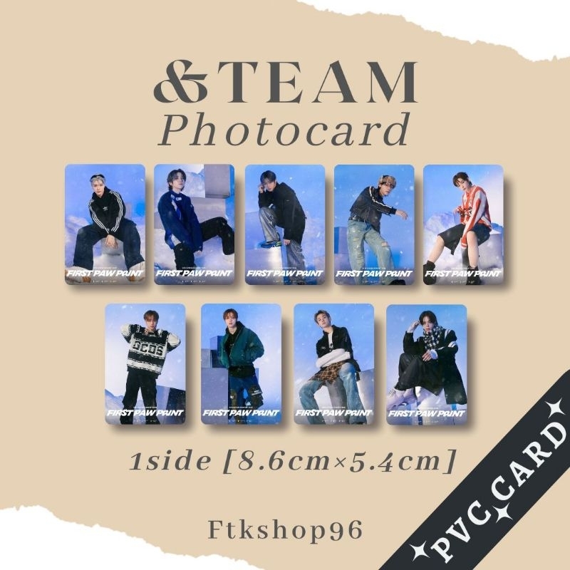 [READYSTOCK] Kpop &Team 2024 Concert Tour Hd Photocard (PVC CARD) photo ...