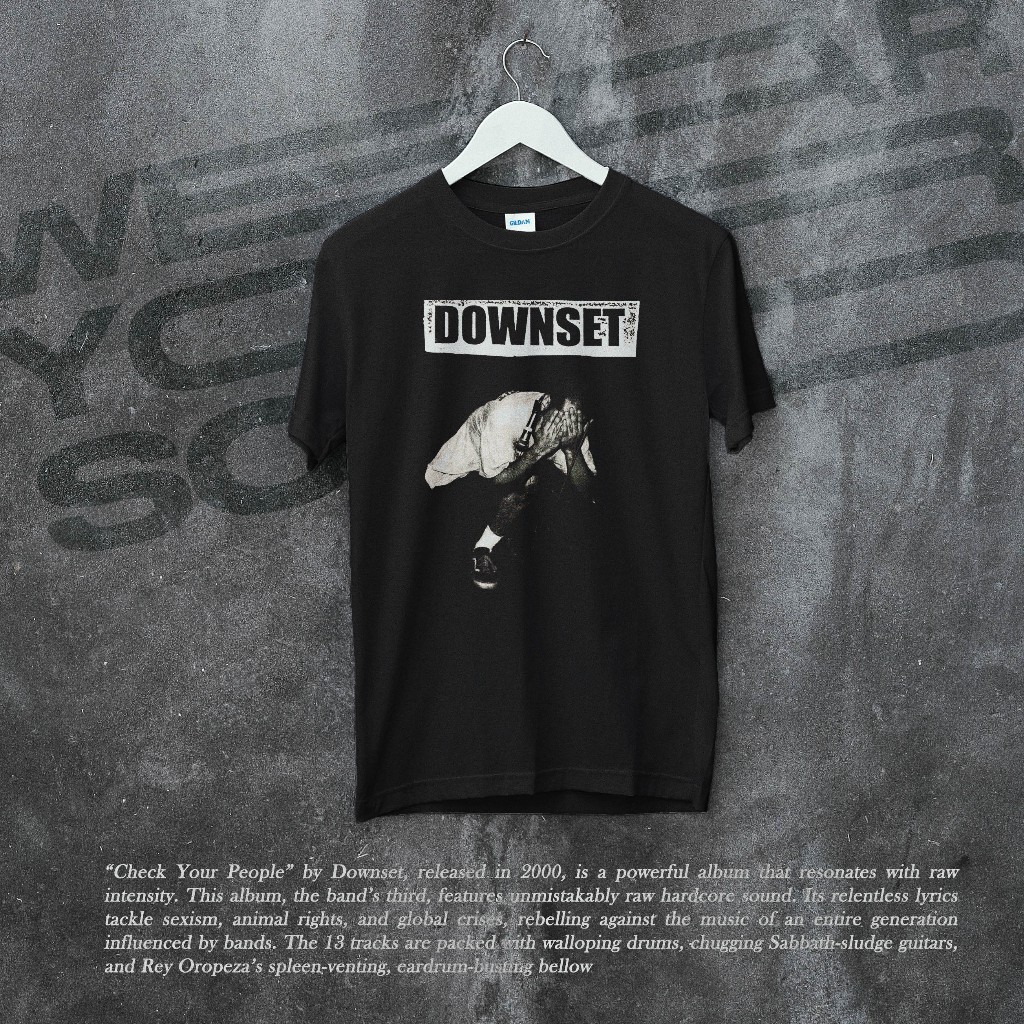 Downset 2000 Check Your People Punk Hardcore Band Tshirt | Shopee Malaysia