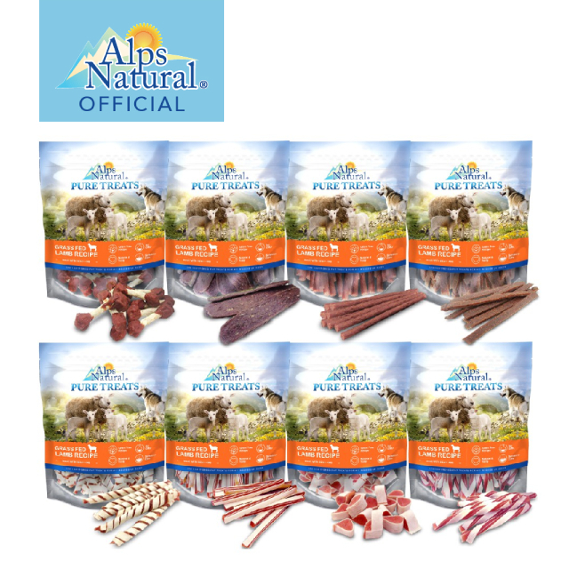ALPS NATURAL Pure Treats Grass Fed Lamb Recipe - Assorted (100g ...