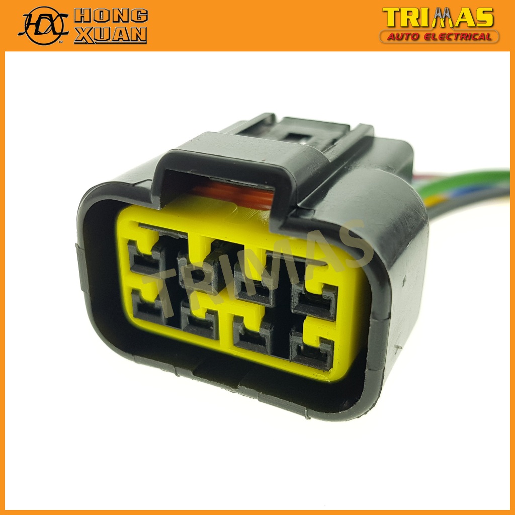 8 Pin CDI Yamaha Motor Electronic Control Unit Socket Connector ...