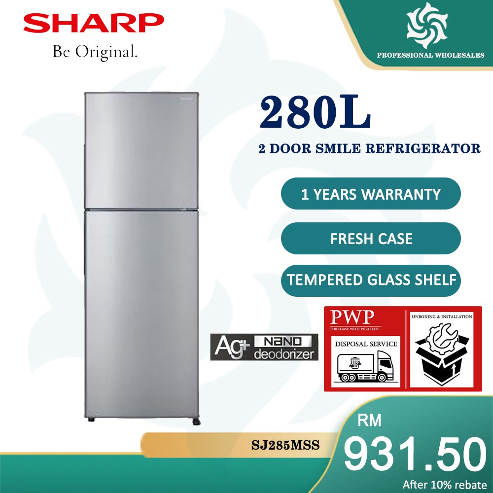【LOWEST PRICE】SHARP FRIDGE 280L / 320L / 380L/ 410L/ 440L J TECH ...