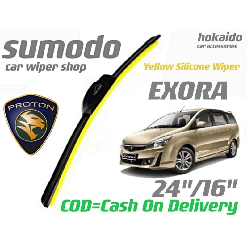 Proton Exora Silicone Wiper 1Pair(2Pcs) Sumodo Car Wiper Shop | Shopee ...
