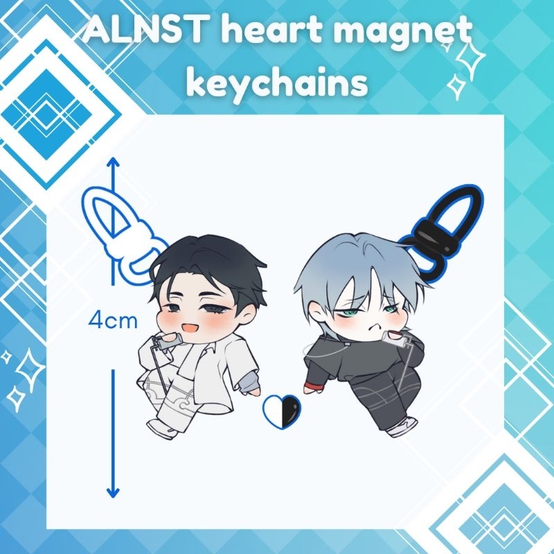 Alien Stage ALNST Heart magnet keychains | Ivan Till | | Shopee Malaysia