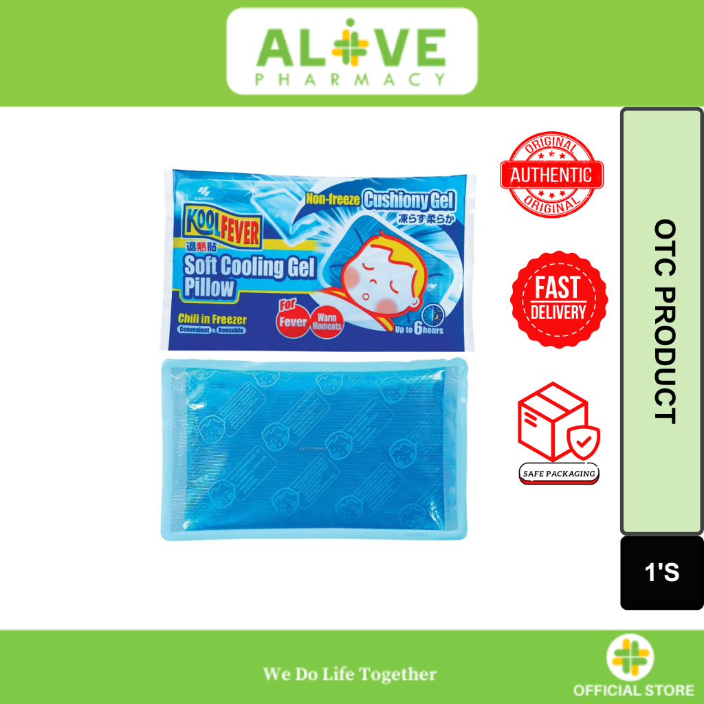 KOOL FEVER Soft Cooling Gel Pillow 1's | Shopee Malaysia