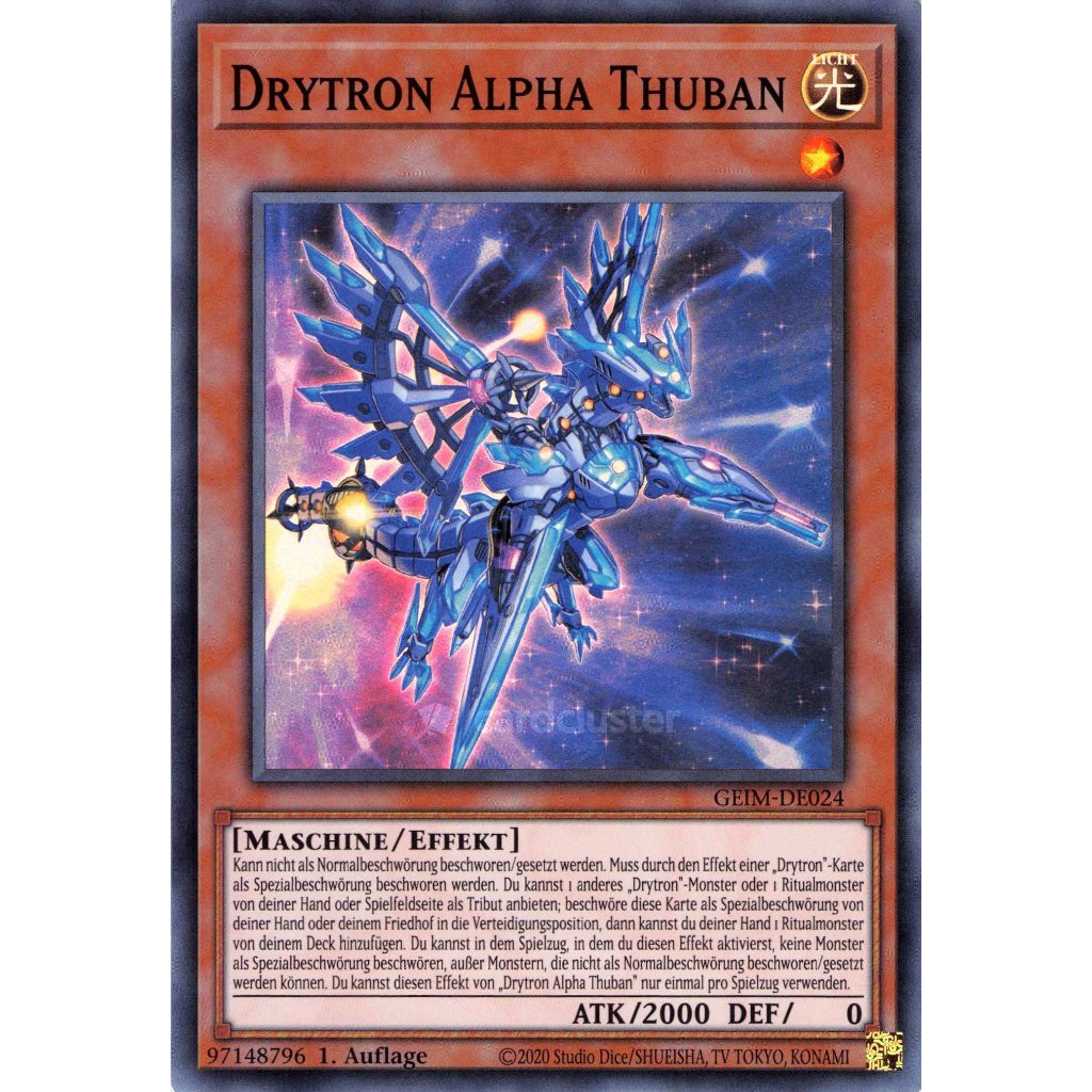 [WujuStyle] Yu-Gi-Oh 游戏王 QCCP-JP176 Drytron Alpha Thuban (QCSER) | Shopee Malaysia