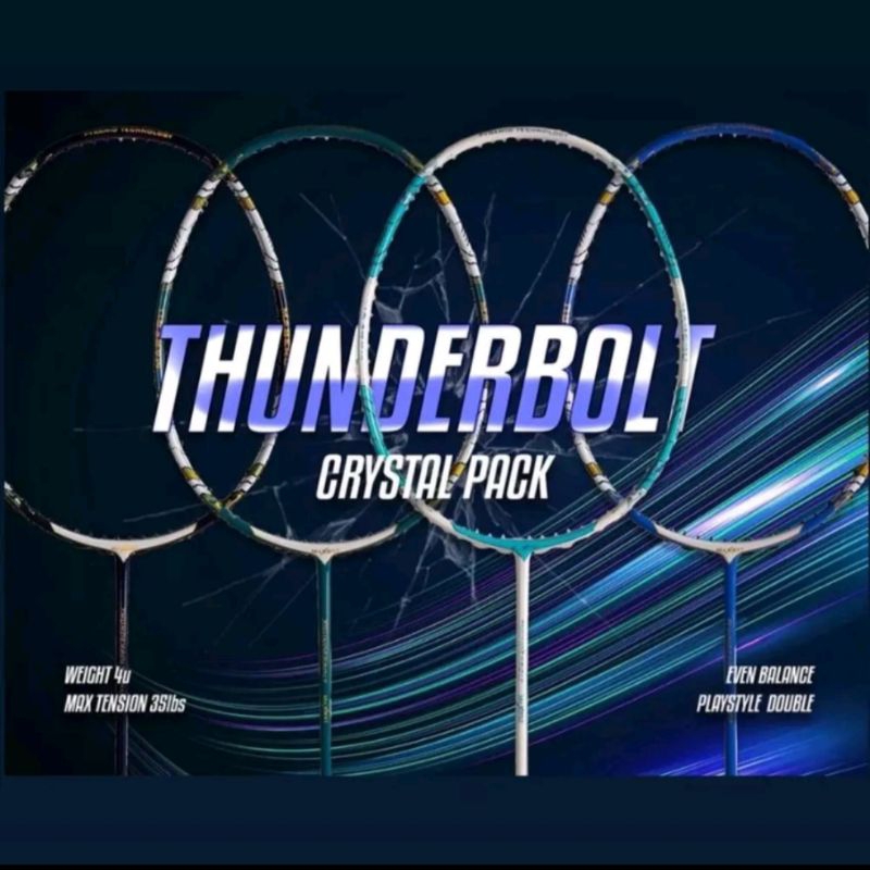 maxbolt thunderbolt original 4U original raket badminton free string ...