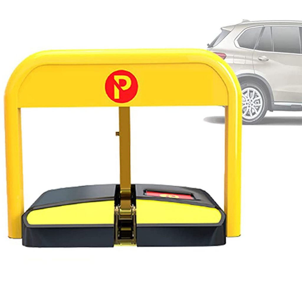 Auto Parking Space Lock Car Barrier Lock Driveway Security Post Remote ...