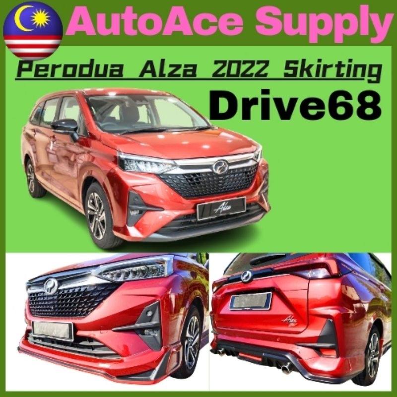 Perodua Alza 2022/2023/2024 Skirting Drive68 Siap Warna Oem Fitting 99 ...