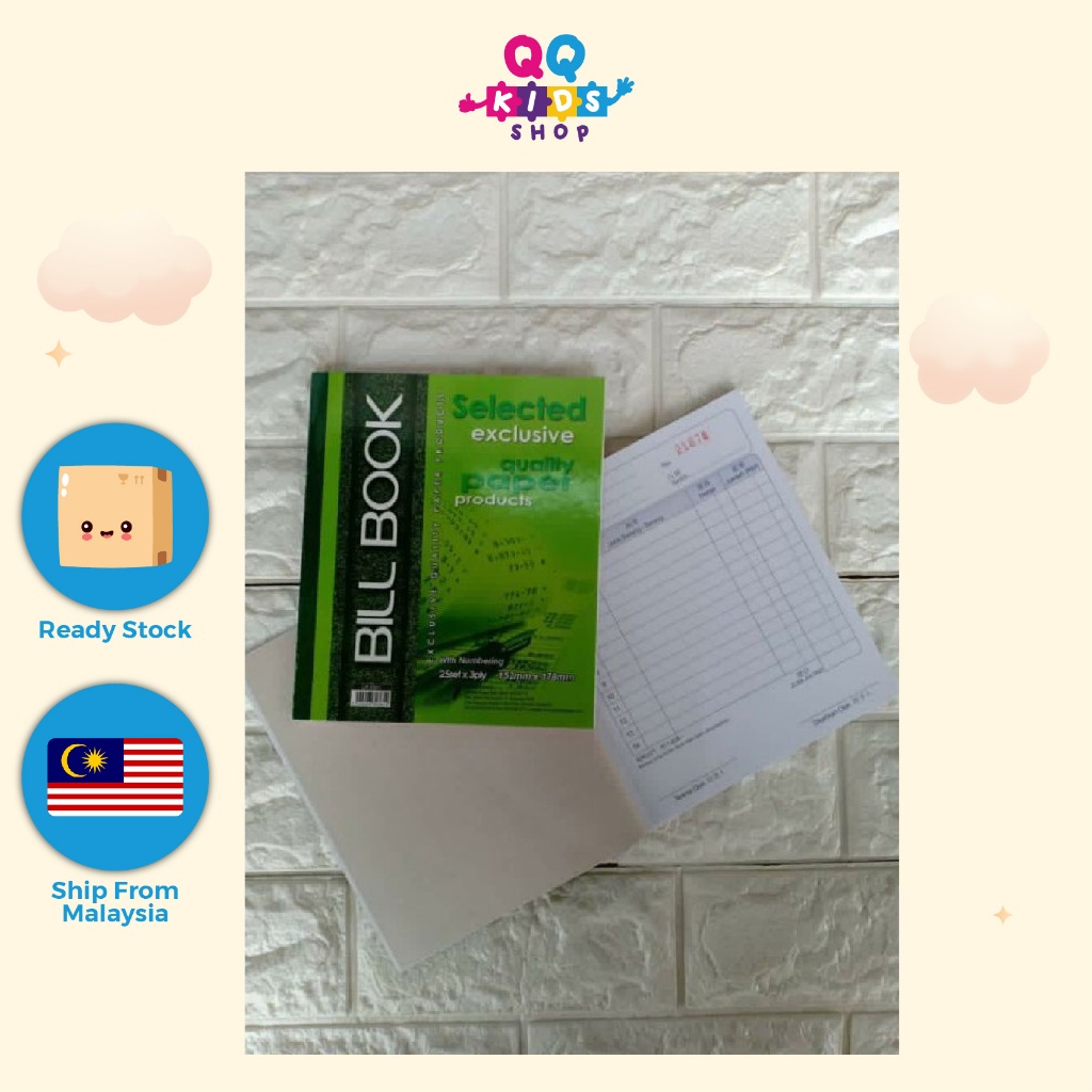 Special Promotion Bill Book 3Ply X 25Set Buku Resit Receipt Book ...