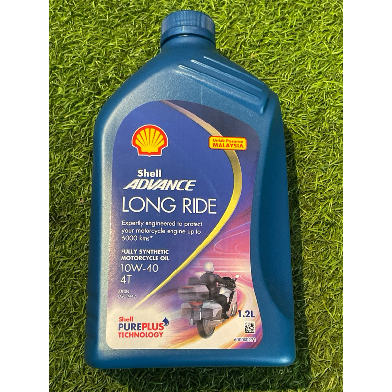 Shell Advance Long Ride 1.2L 10W40 4T 100% original | Shopee Malaysia