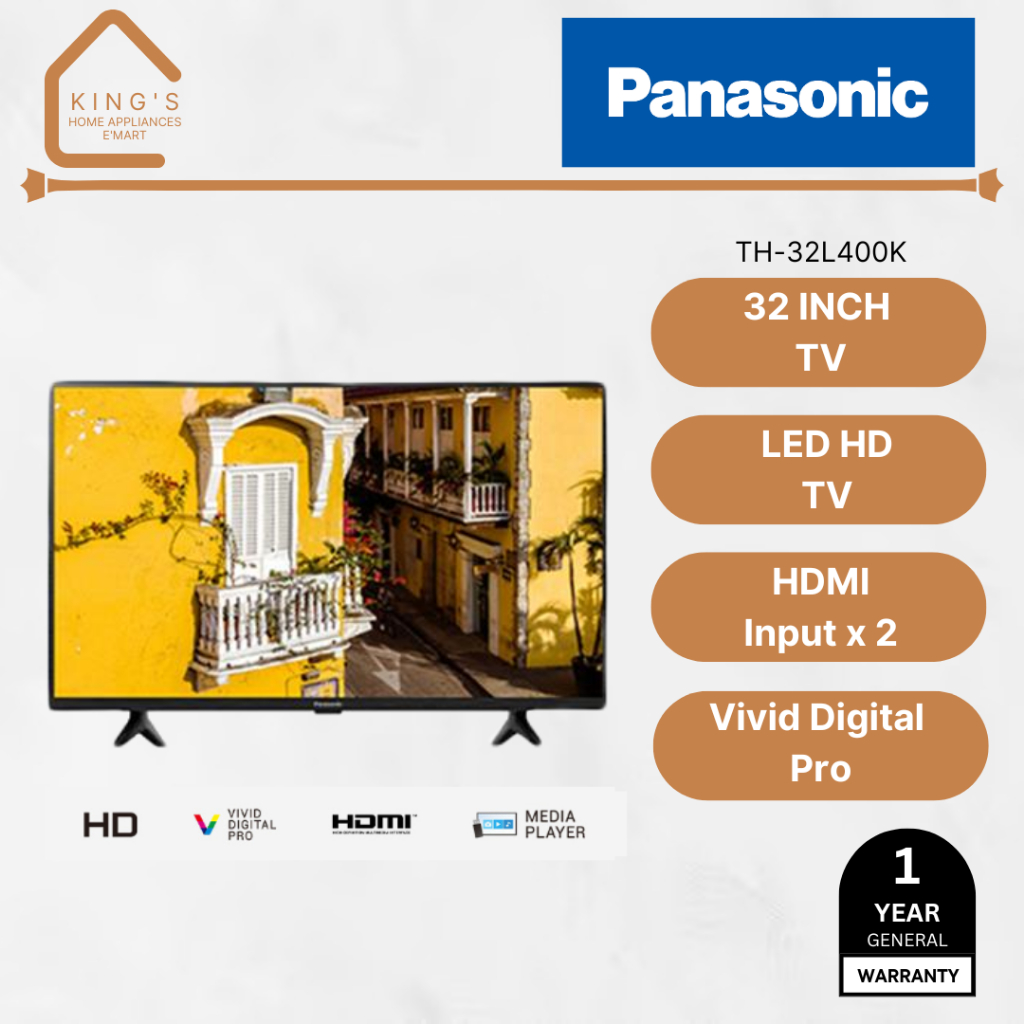 Panasonic LED HD TV 32 Inch [TH-32L400K] | Shopee Malaysia