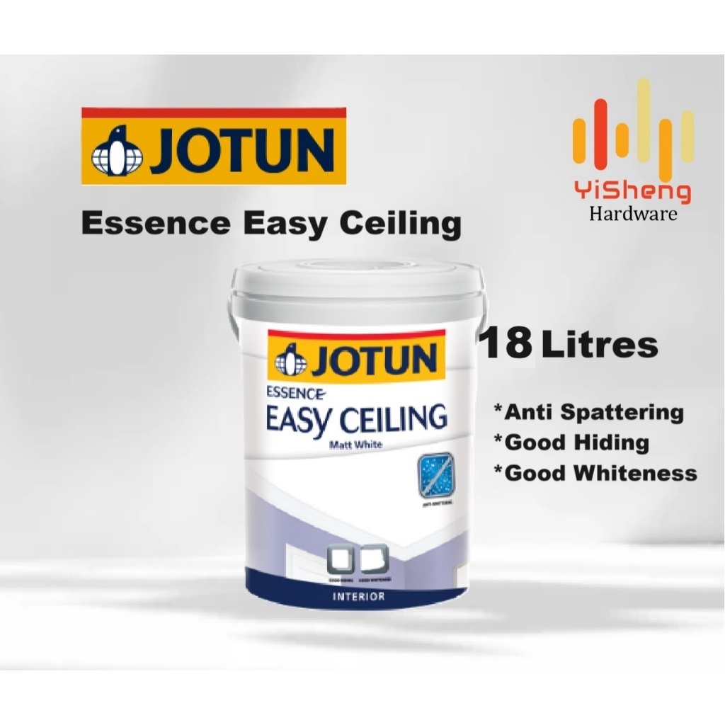 (18L) JOTUN Essence Easy Ceiling (Matt White) Interior only / Cat ...