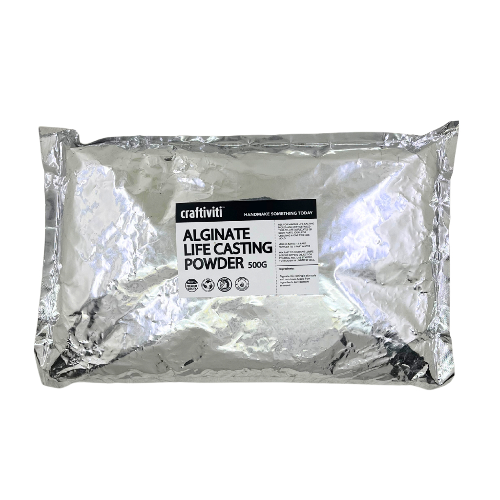Alginate Life Casting Powder | Craftiviti | Safe Couples Hand Plaster ...