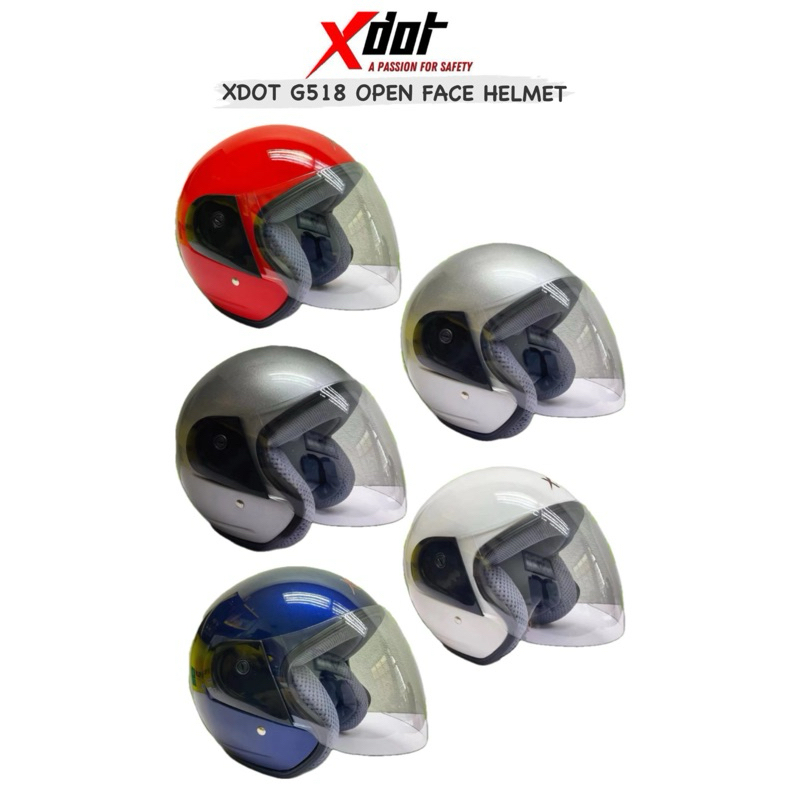 HELMET XDOT G518 OPEN FACE DESIGN HELMET INDEX HELMET LTD HELMET SWAN ...