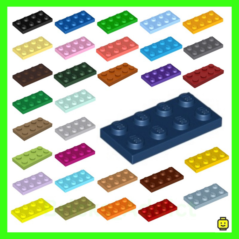 LEGO PARTS (GENUINE) 3020 Plate 2x4 Assorted Colours | Shopee Malaysia