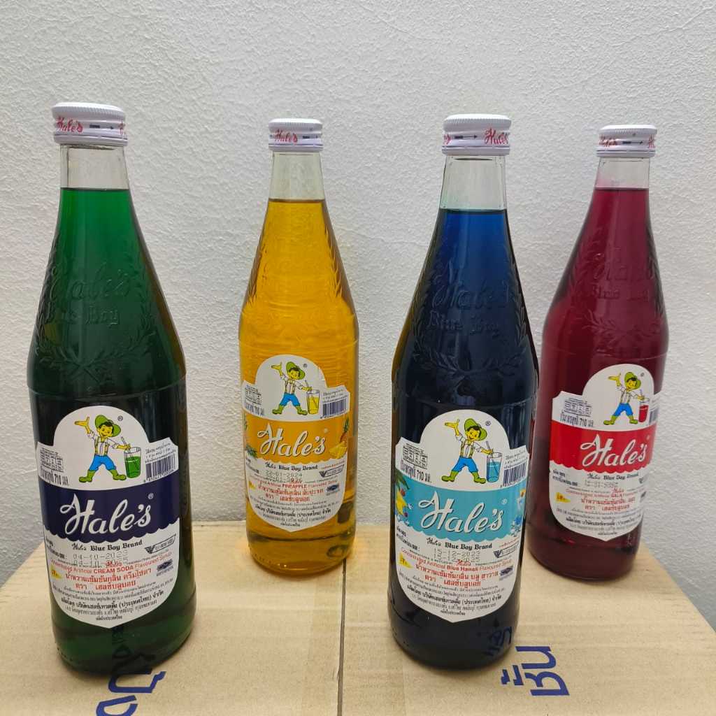 Hales Blue Boy Thailand Syrup Cordial 710ml Sarsaparilla Sala Cream ...