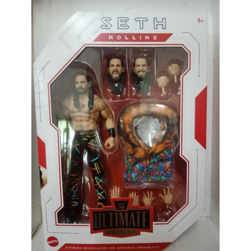 Mattel WWE Ultimate Edition Series 17 Seth Rollins Wrestling Action ...