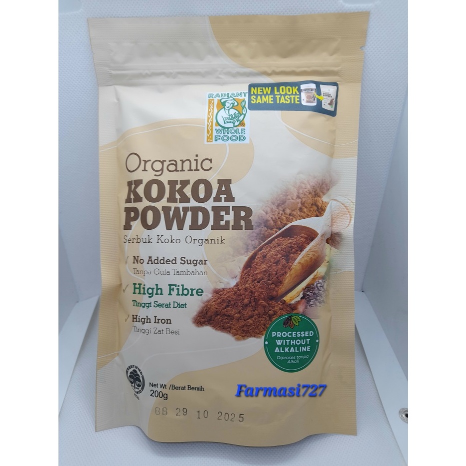 Radiant Kokoa Powder 200g NEW PACKING (EXP 10/25) | Shopee Malaysia