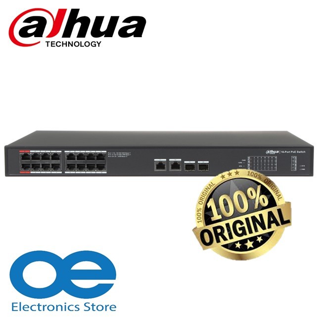 DAHUA Network 24 Ports 10/100Mbps With Dual-Port Gigabit Uplink ...