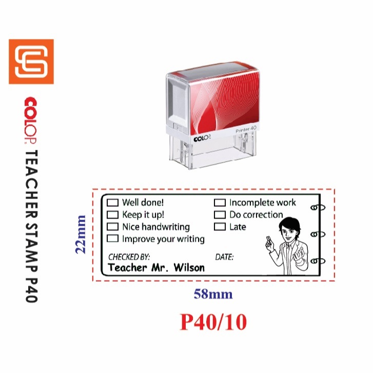 COLOP P40 TEACHER STAMP | Shopee Malaysia