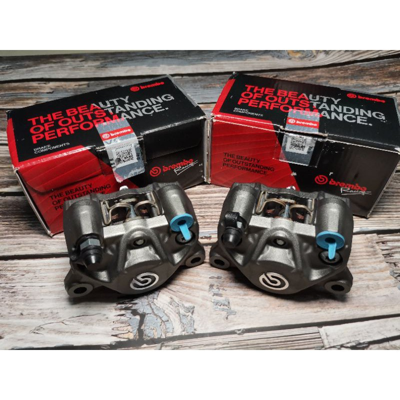 BREMBO ORIGINAL P34 Silver 2Pot Ready stock (Made In Italy) Crazy Offer ...
