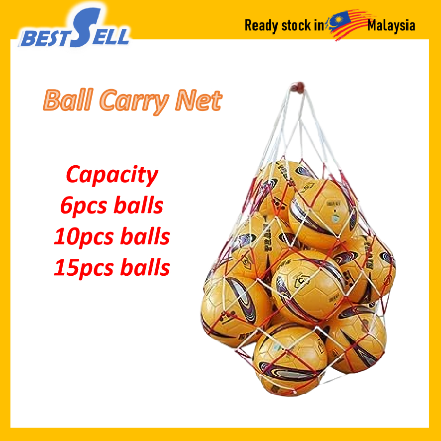 BALL CARRY NET JARING LETAK BOLA (5pcs / 10pcs / 15pcs ) | Shopee Malaysia