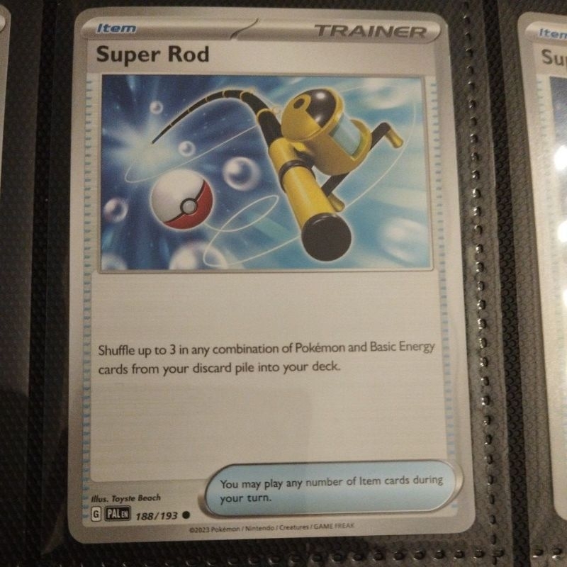 Original Pokémon TCG - 188/193 Super Rod Paldea Evolved | Shopee Malaysia
