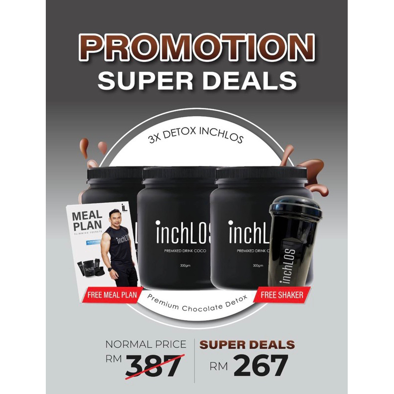 InchLos Detox Slimming Kurus Sihat Bakar Lemak Produk Kurus Norman ...