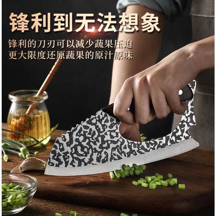 Easy Handle Super Sharp Knife Kitchen Knife High Quality Carbon Stainless Steel For Kitchens (No ...