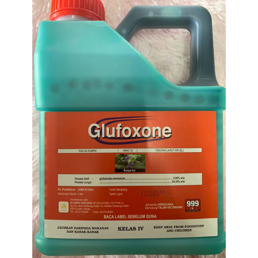GLUFOXONE 4 Liter / Glufosinate Ammonium / Racun Rumpai / Kawalan ...
