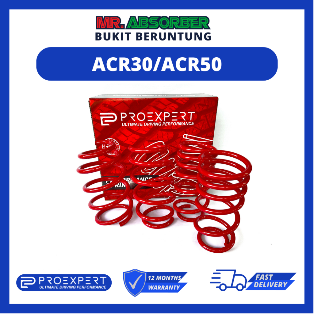 Estima Acr30 / Acr50 Spring Sport Proexpert-Sport Spring-Suspention ...
