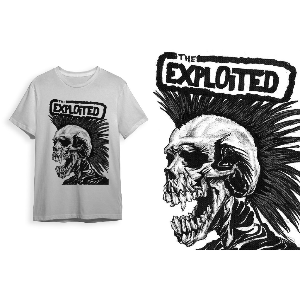 THE EXPLOITED / T-SHIRT / PREMIUM COTTON / UNISEX / READY-STOCK ...