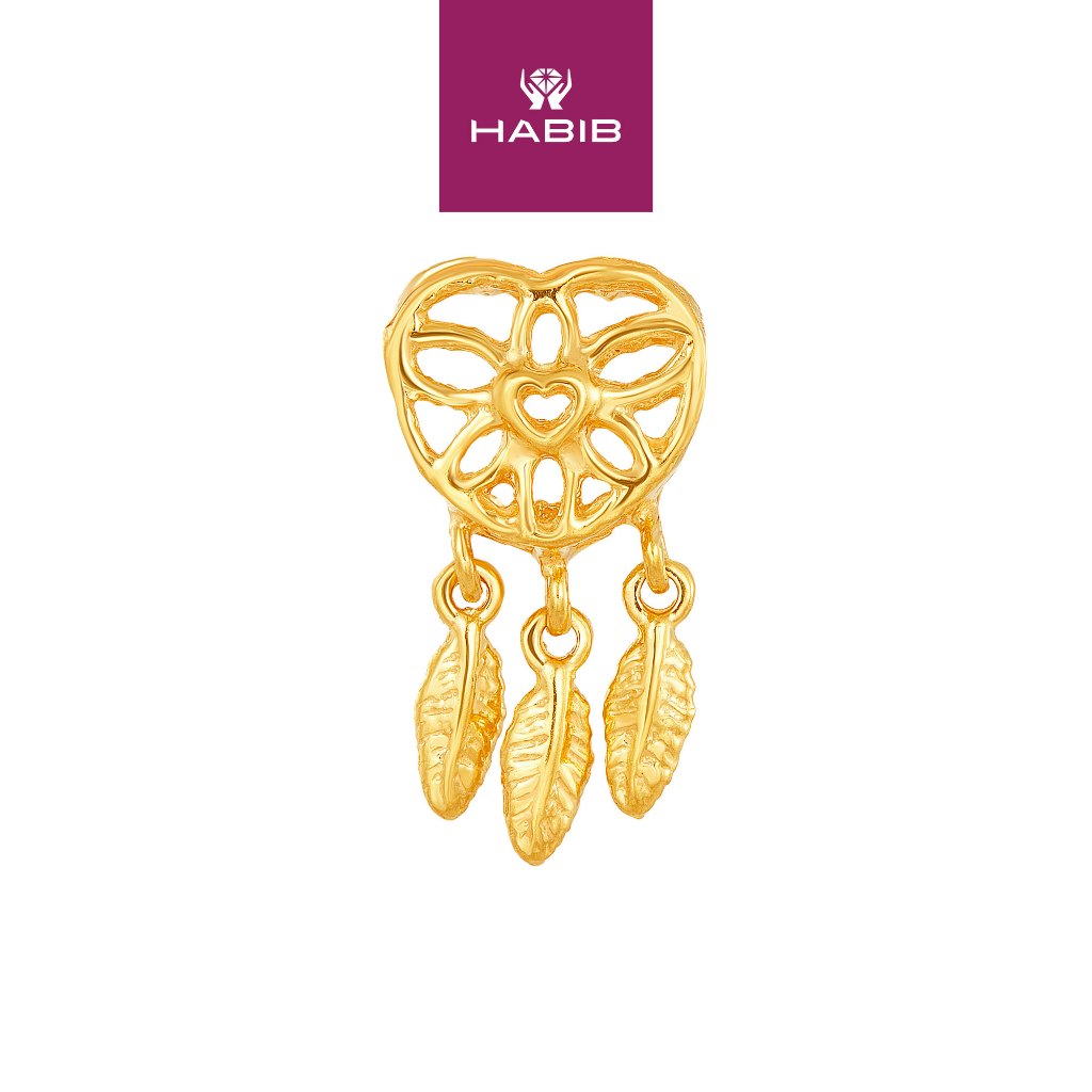 HABIB 916/22K Yellow Gold Charm KHCM0070122 | Shopee Malaysia