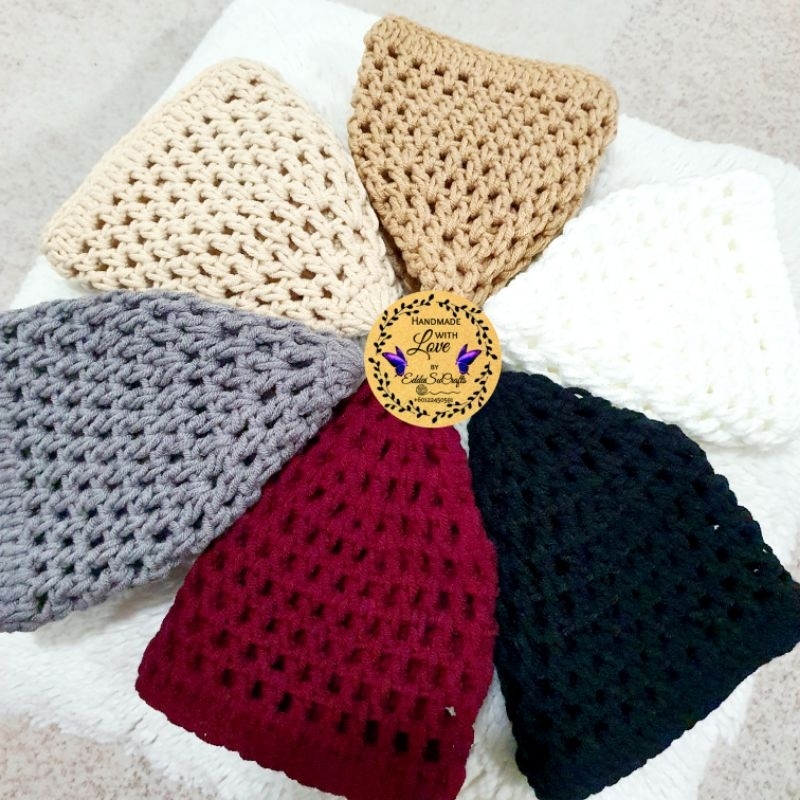 Handmade Kopiah Kait Crochet Kufi | Shopee Malaysia