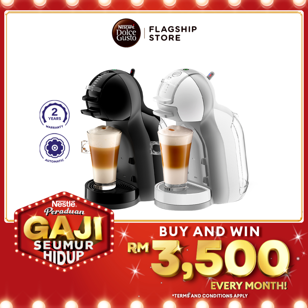 NESCAFÉ® Dolce Gusto® Mini Me Coffee Machine [WHITE/ BLACK] | Shopee ...