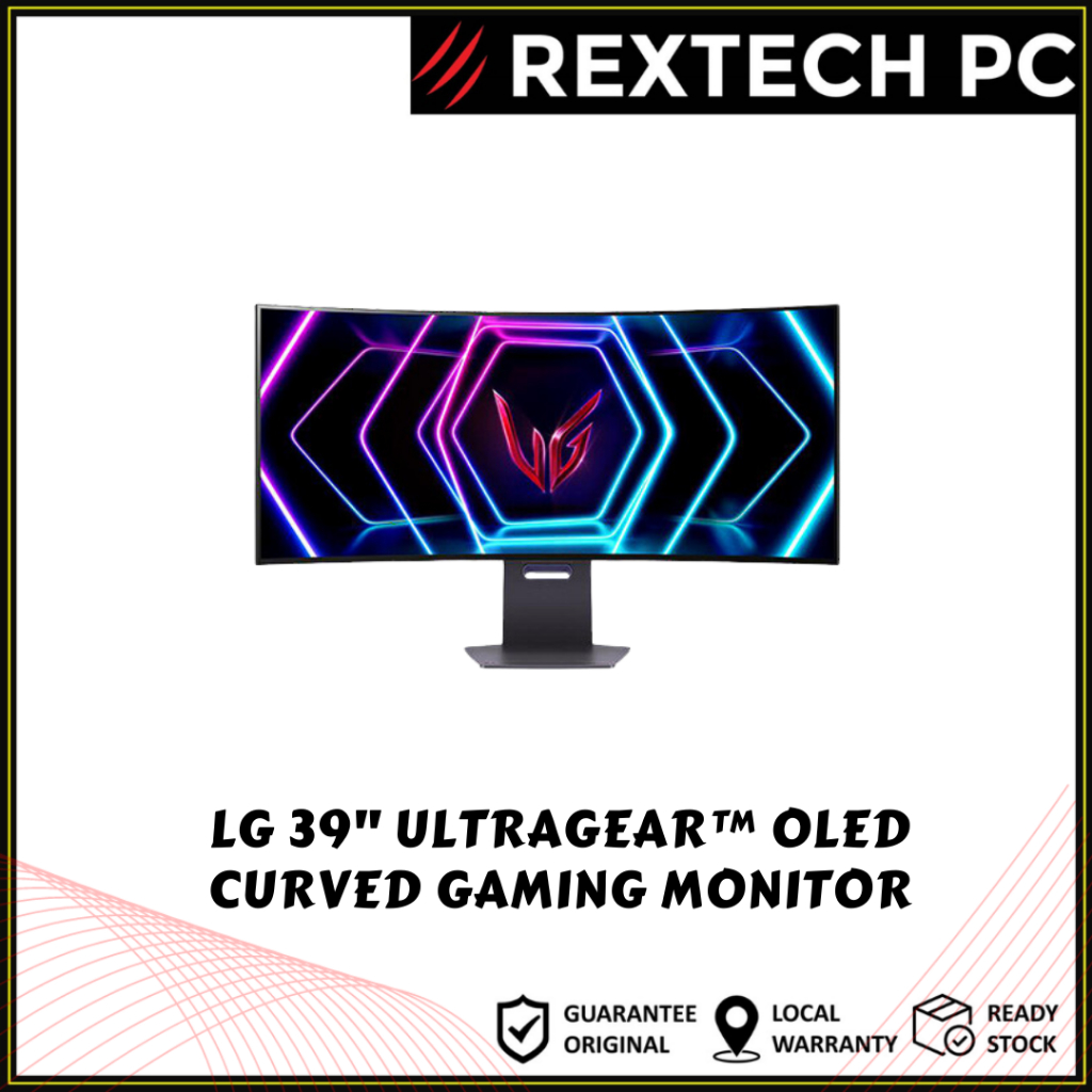 LG 39" UltraGear 39GS95QE 240Hz OLED Curved Gaming Monitor | Shopee ...