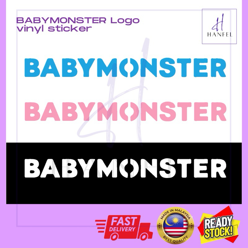 BABYMONSTER Logo design vinyl sticker ( Die-cut) | Shopee Malaysia