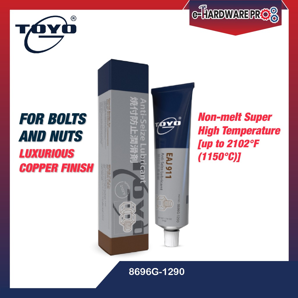 TOYO-G EAJ 911 Copper Anti Seize Compound Grease High Temperature High Temp Grease Anti Seize ...