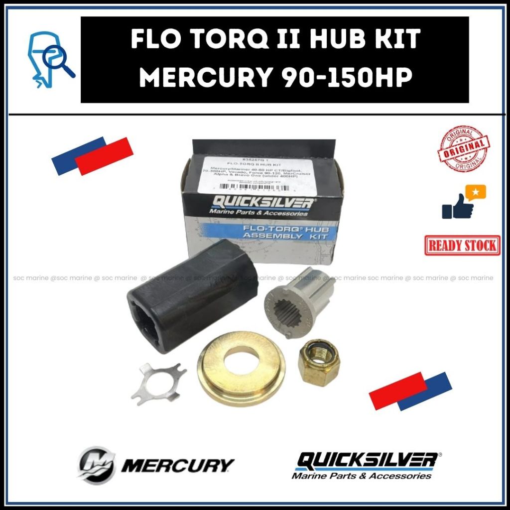 QUICKSILVER 835257Q1 **FLO-TORQ II HUB KIT | Shopee Malaysia