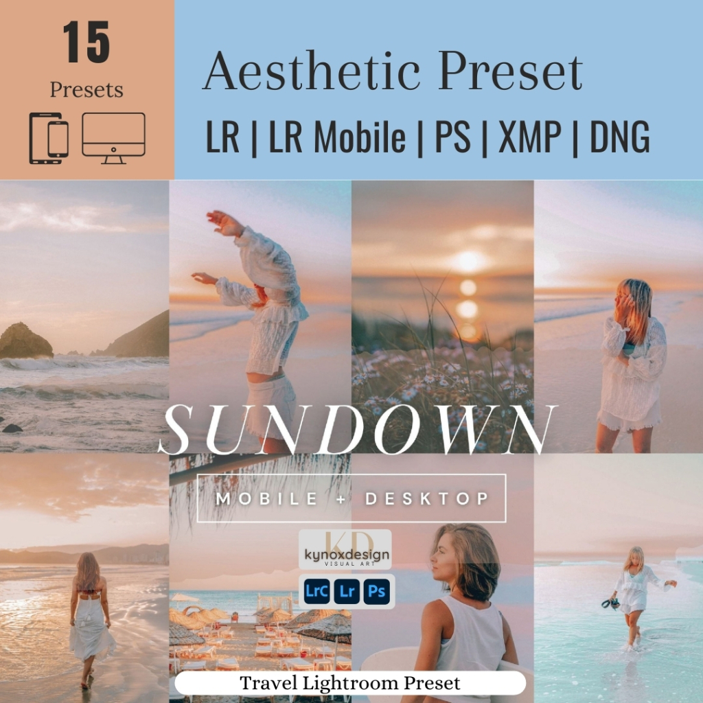 [Lightroom Preset] Aesthetic Preset - Sundown for LR/LR(mobile)/PS ...