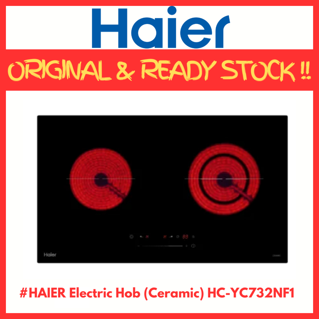 HAIER Built-in Electric Hob (Ceramic), 2 Burner HC-YC732NF1, 嵌入式电炉 (陶瓷 ...